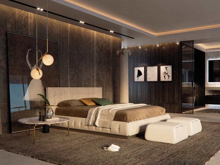 Creating the contemporary well-designed bedroom